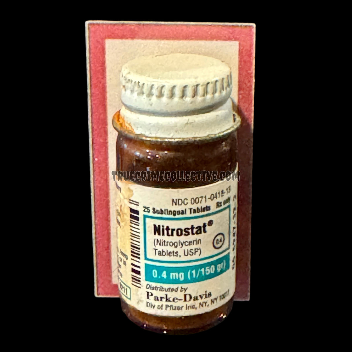 Charles Manson’s Nitrostat Prescription - Rare Collectible